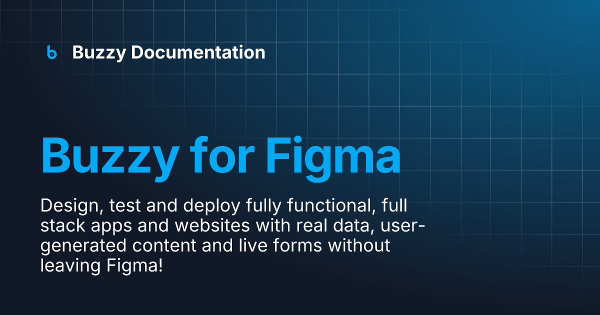 Buzzy for Figma | Buzzy Documentation